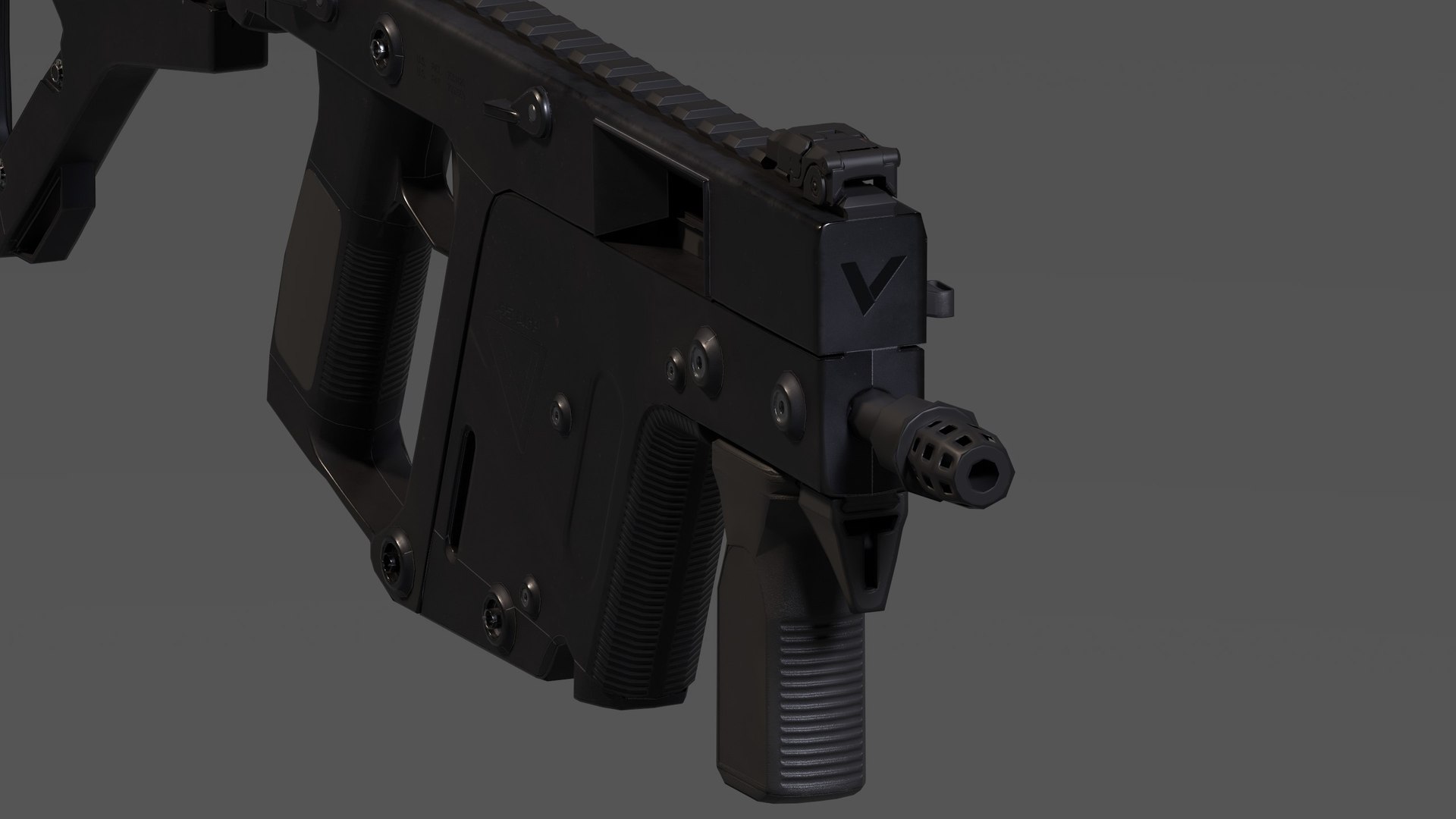 3D KRISS Vector SMG 45ACP 3D Model - TurboSquid 1998968