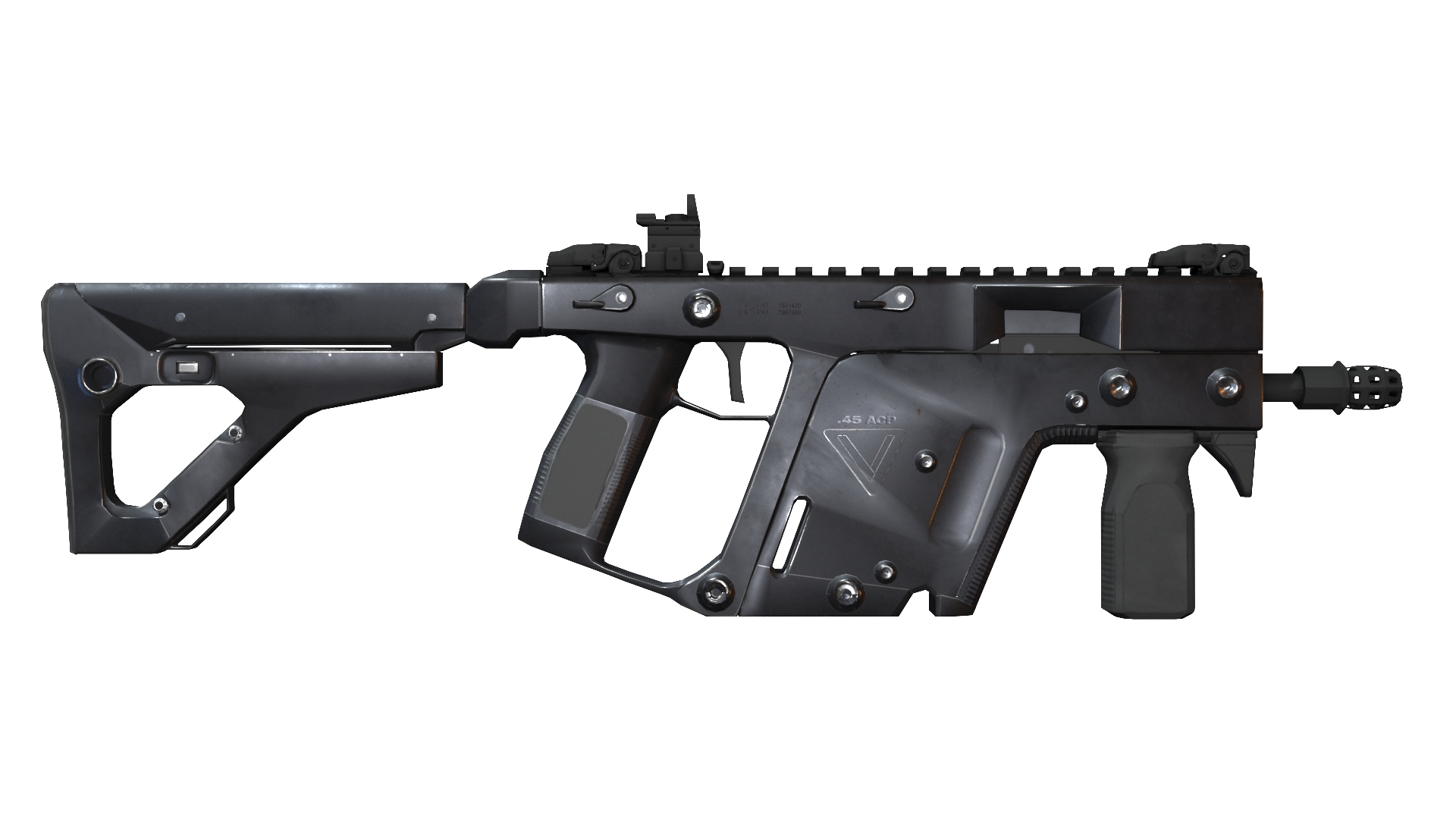 3D KRISS Vector SMG 45ACP 3D Model - TurboSquid 1998968