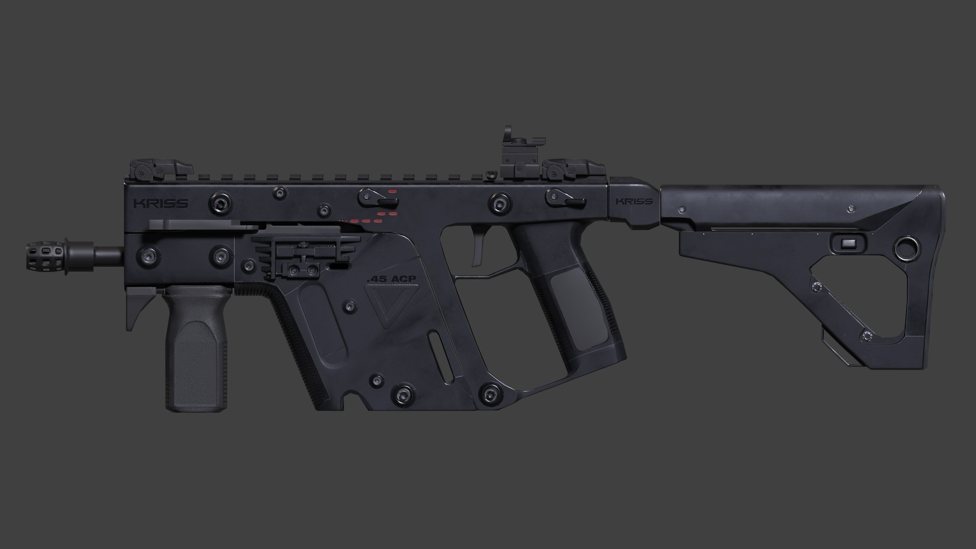 3D KRISS Vector SMG 45ACP 3D Model - TurboSquid 1998968