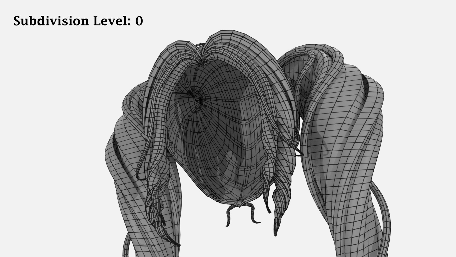 Wigs fairy pigtails hair 3D model - TurboSquid 1446800