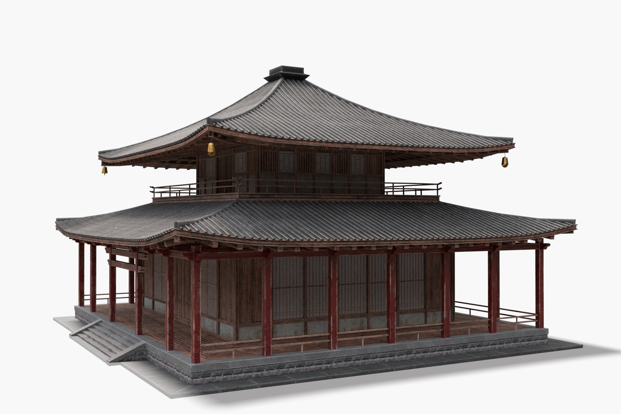 Japanese house 3D model - TurboSquid 1475336