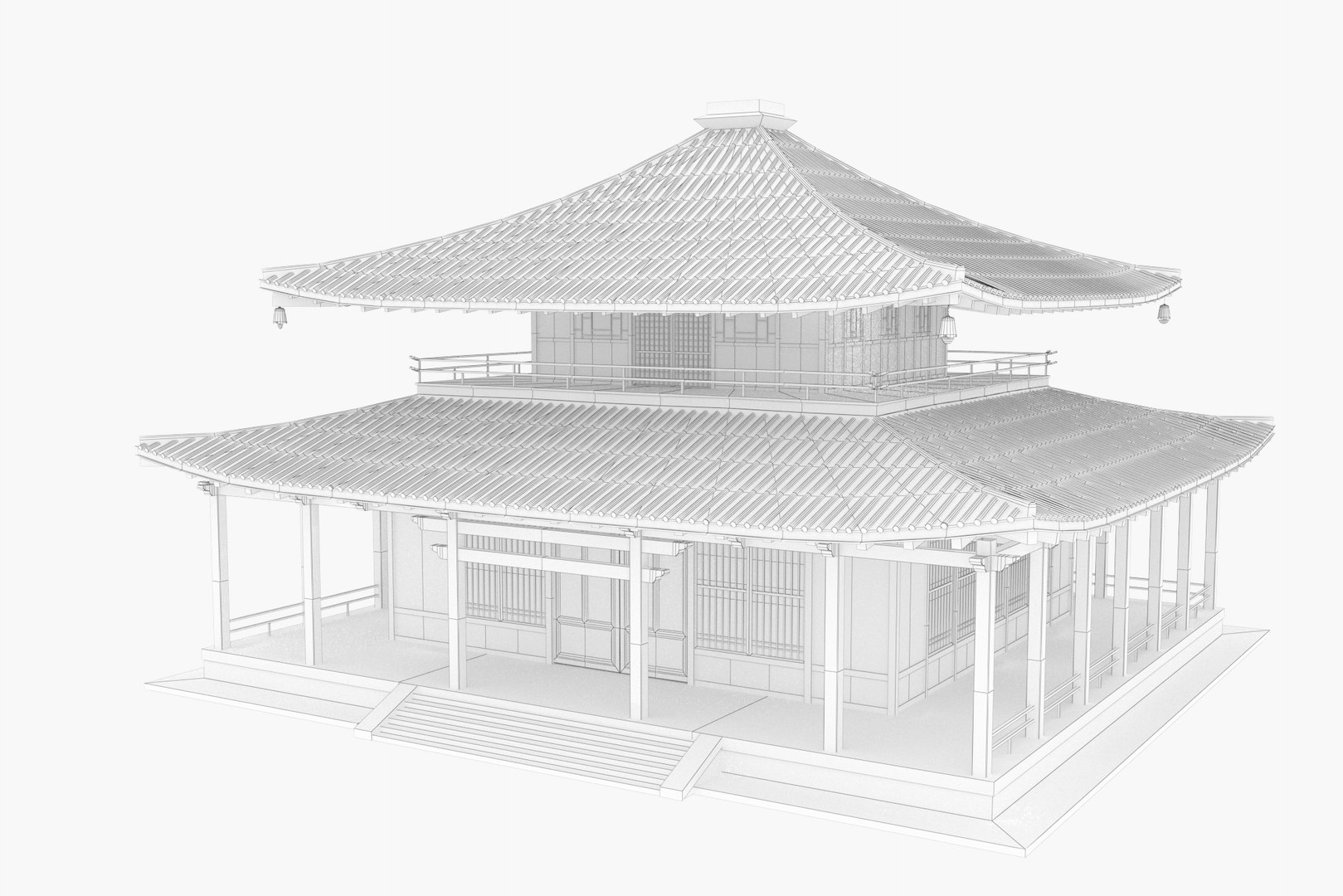 Japanese House 3D Model - TurboSquid 1475336