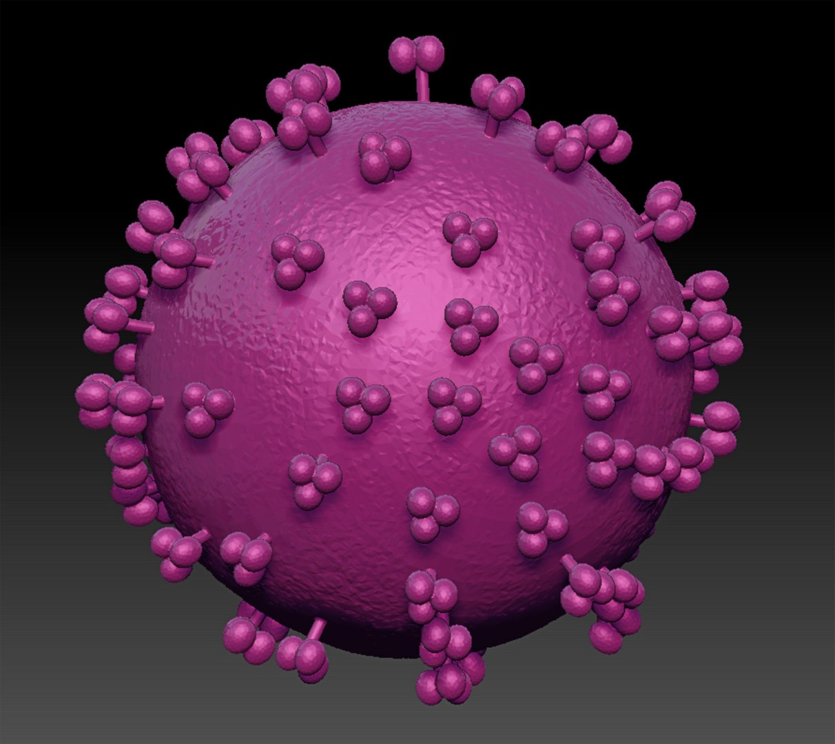 HIV AIDS virus model 3D - TurboSquid 2162520