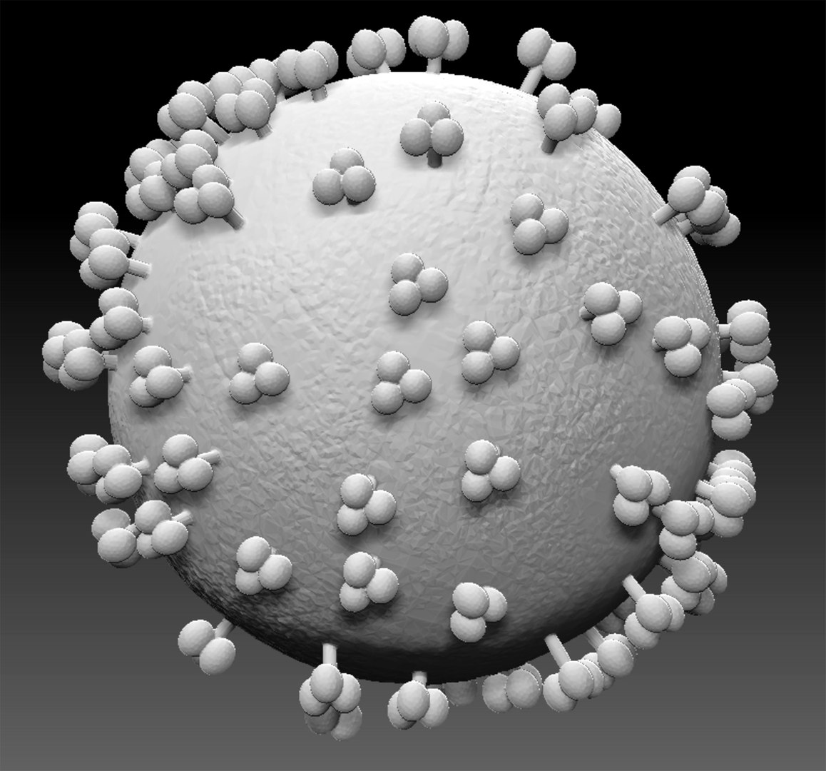 HIV AIDS virus model 3D - TurboSquid 2162520