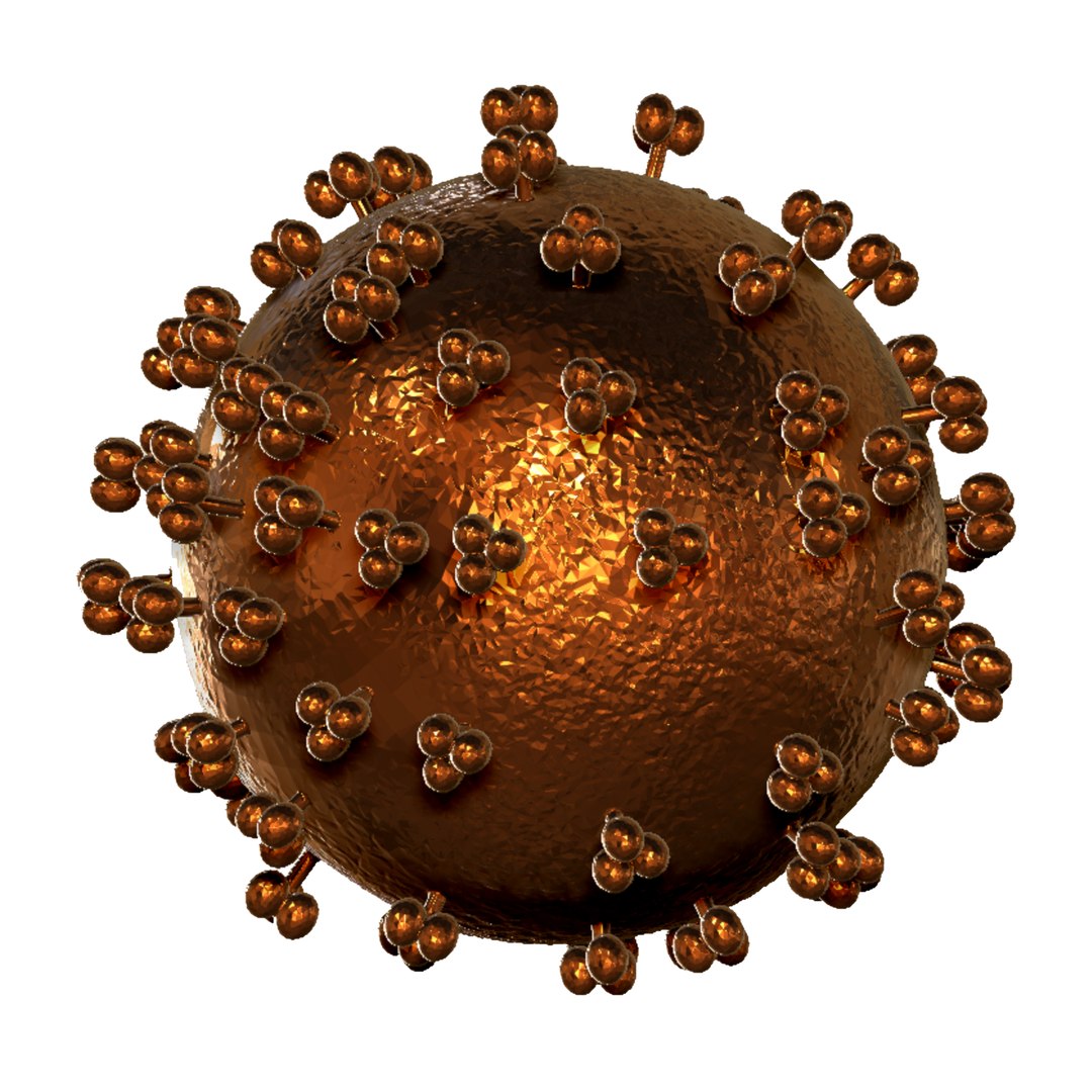 HIV AIDS virus model 3D - TurboSquid 2162520