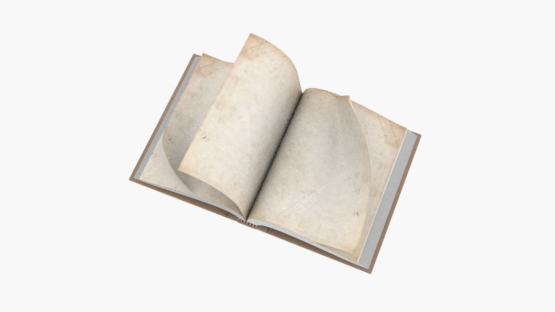 Old Cover Rigged Animated Book Model - TurboSquid 2064057