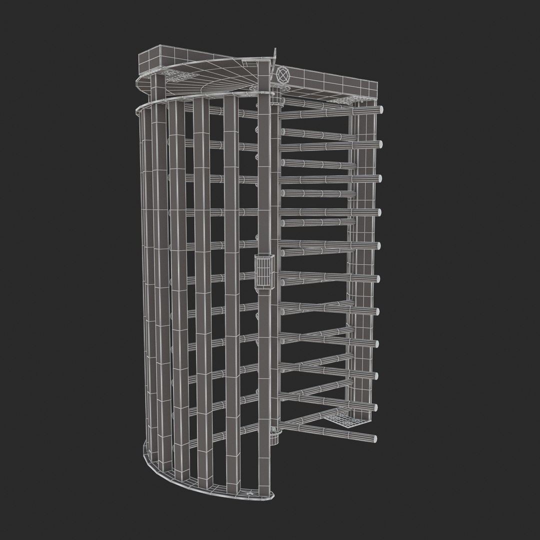 Turnstile Single 3D Model - TurboSquid 1344963