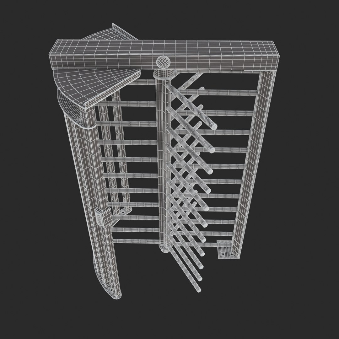 Turnstile Single 3D Model - TurboSquid 1344963