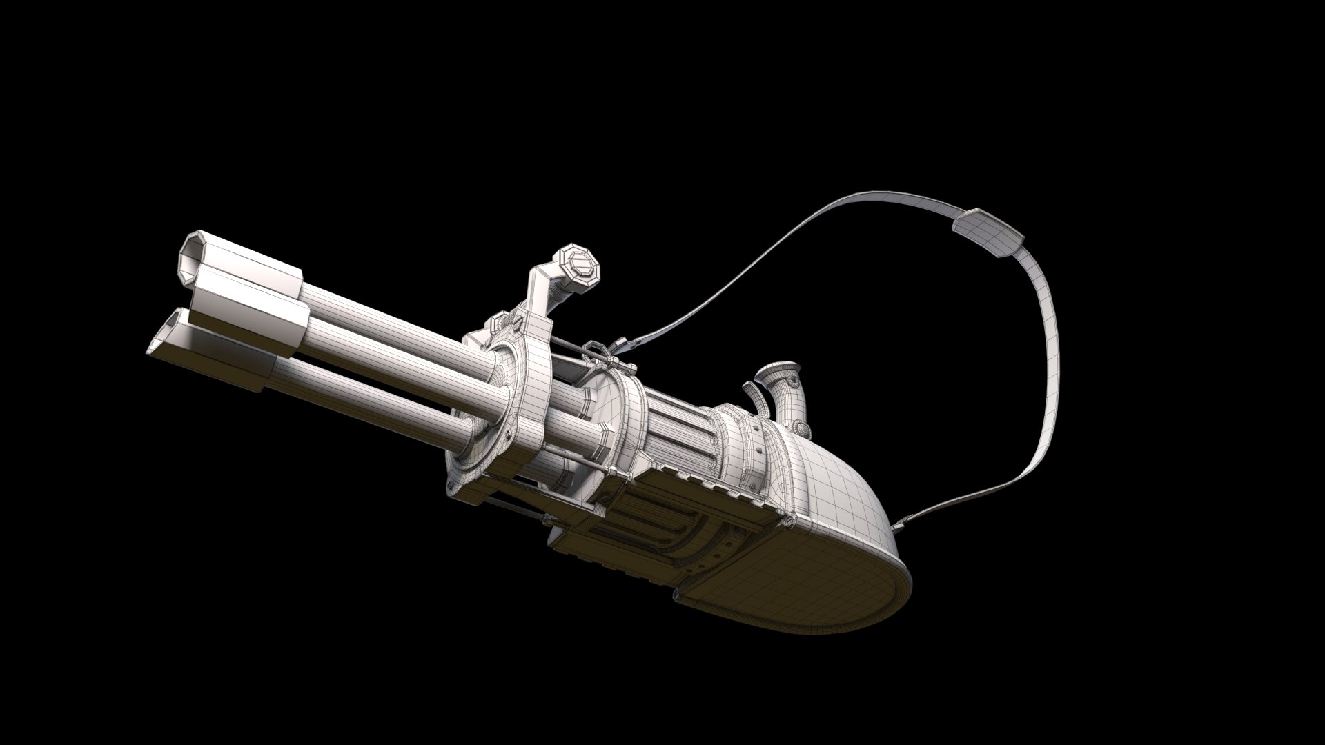 Jinx minigun 3D model - TurboSquid 1892410