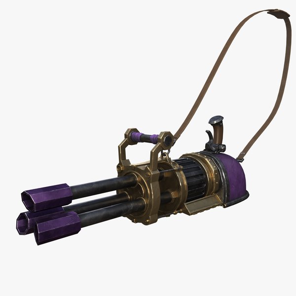 Minigun Jinx Modelo 3D - TurboSquid 1892410