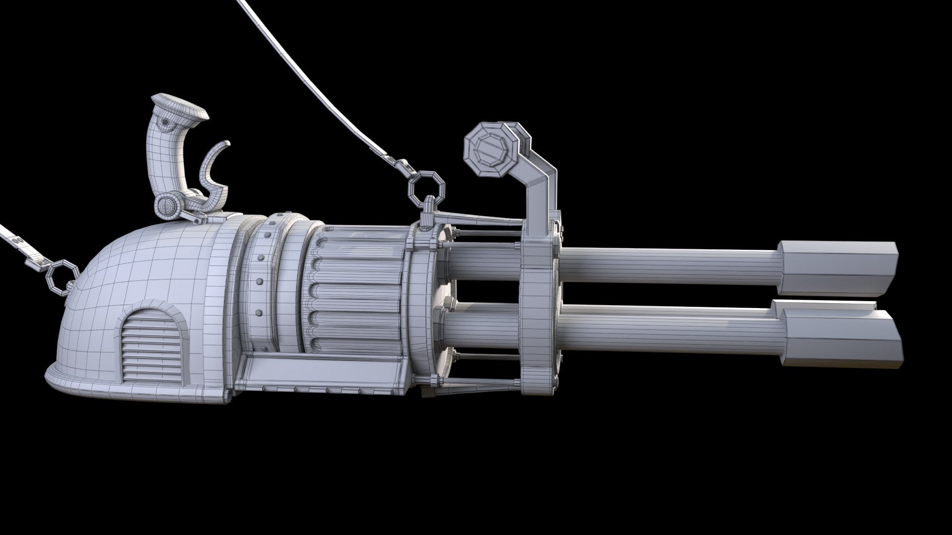 Jinx Minigun 3D Model - TurboSquid 1892410