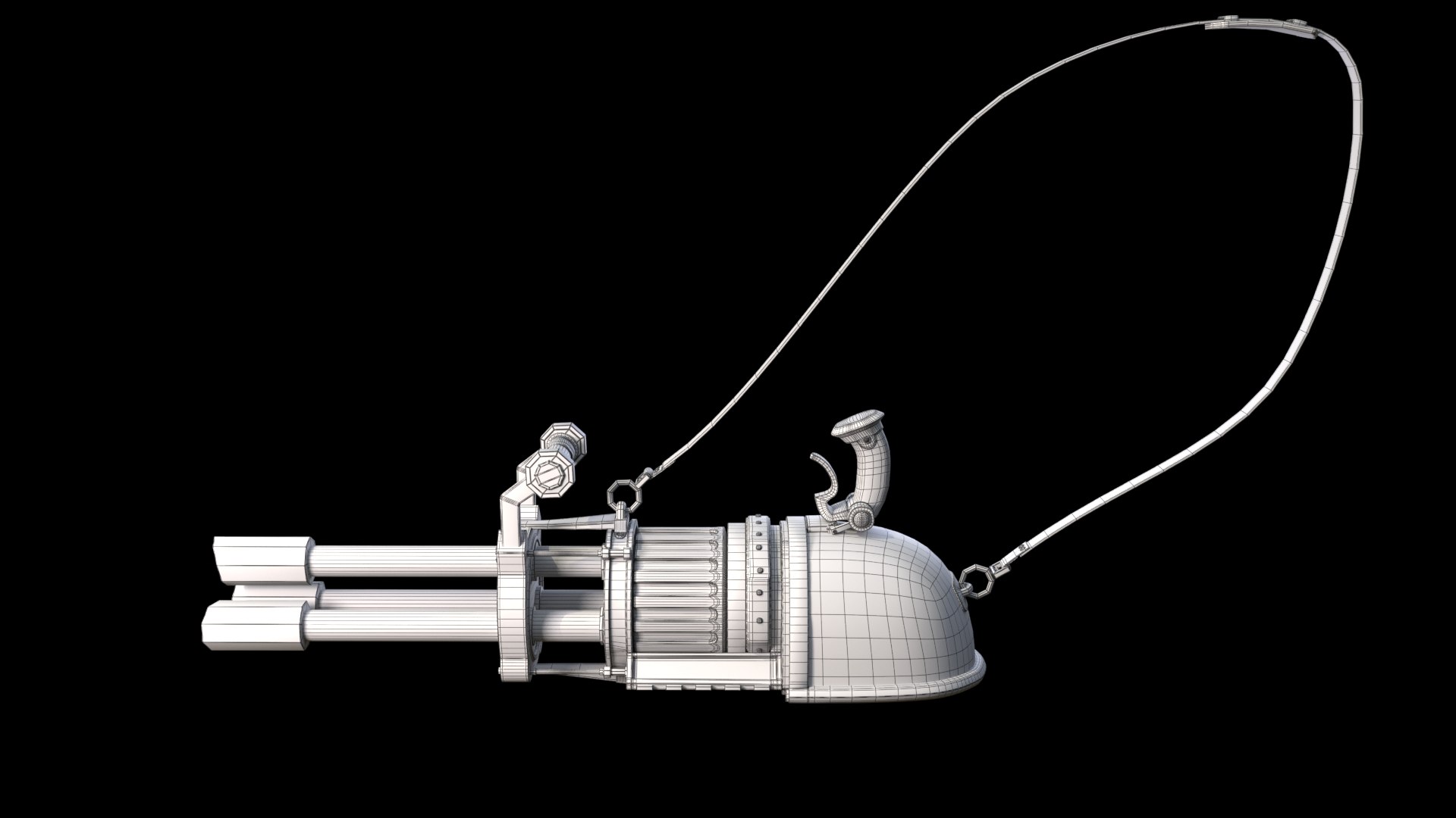 Jinx minigun 3D model - TurboSquid 1892410