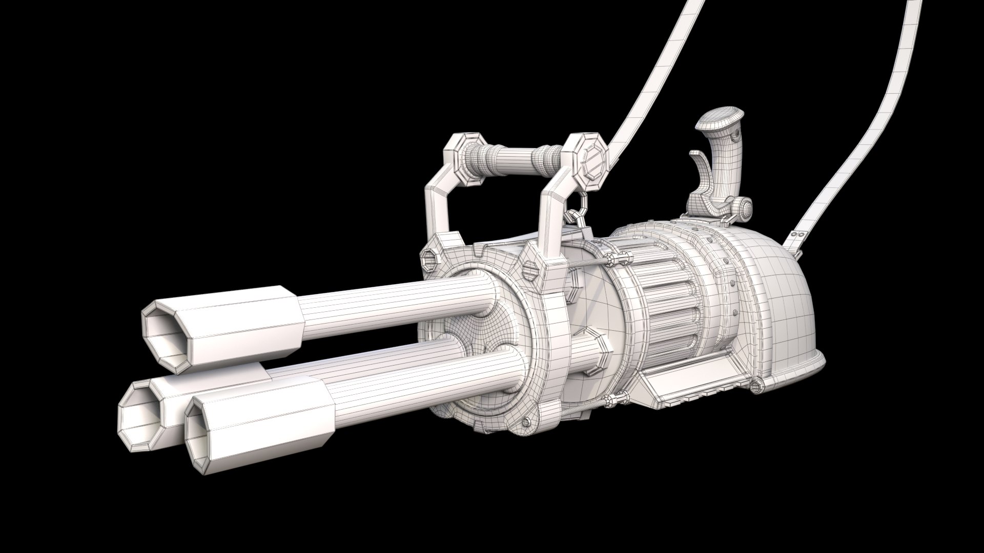 Jinx Minigun 3D Model - TurboSquid 1892410