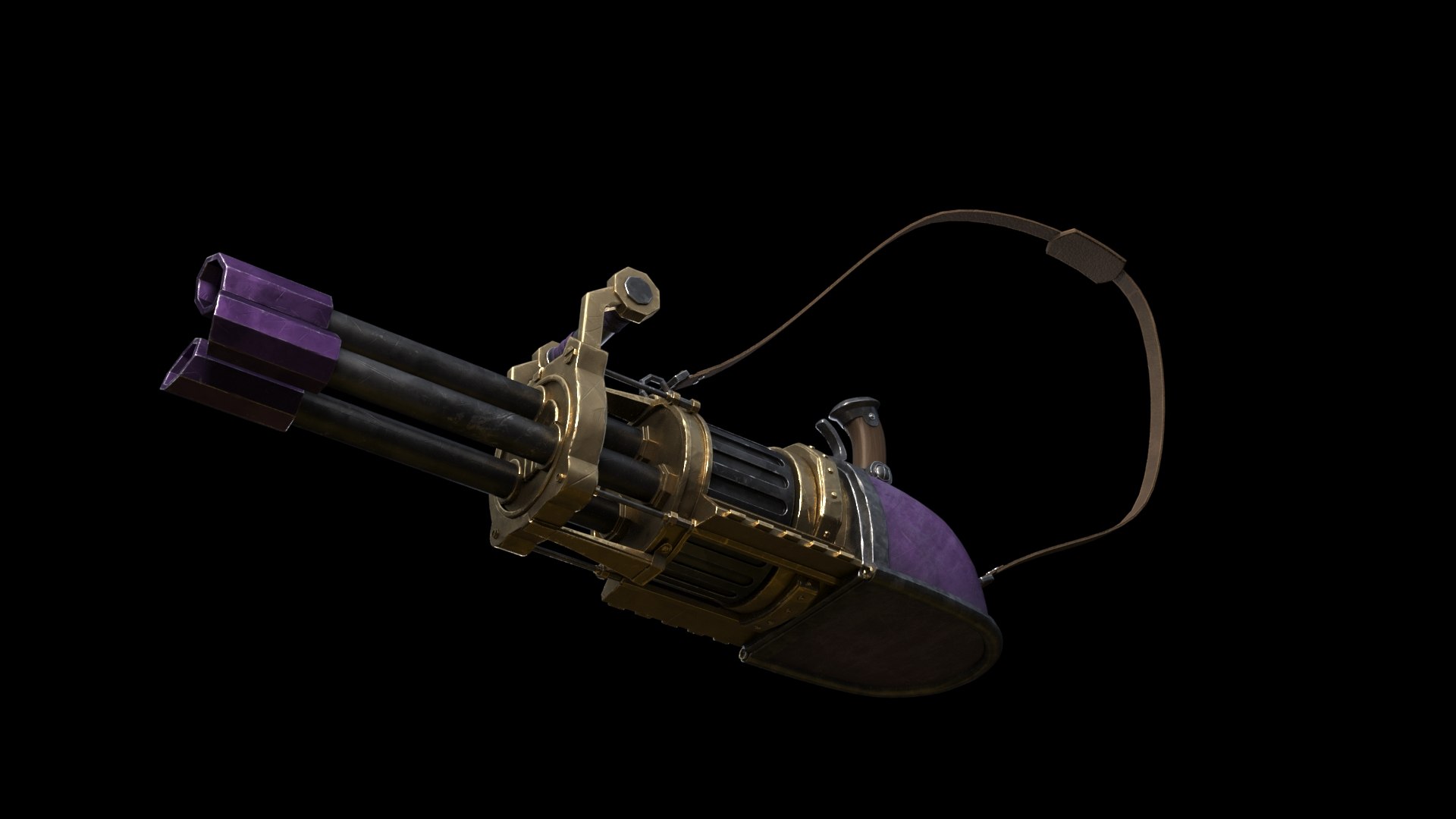 Jinx Minigun 3D Model - TurboSquid 1892410
