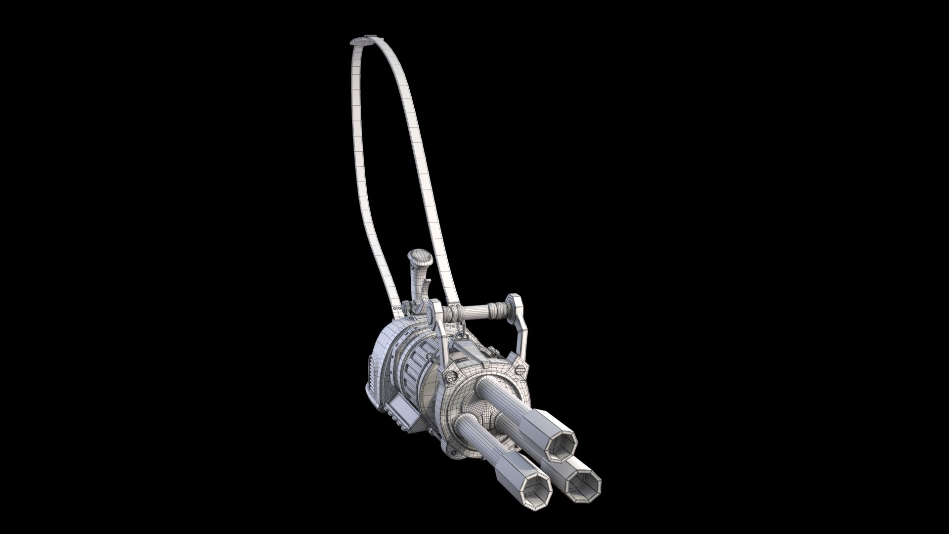 Jinx minigun 3D model - TurboSquid 1892410