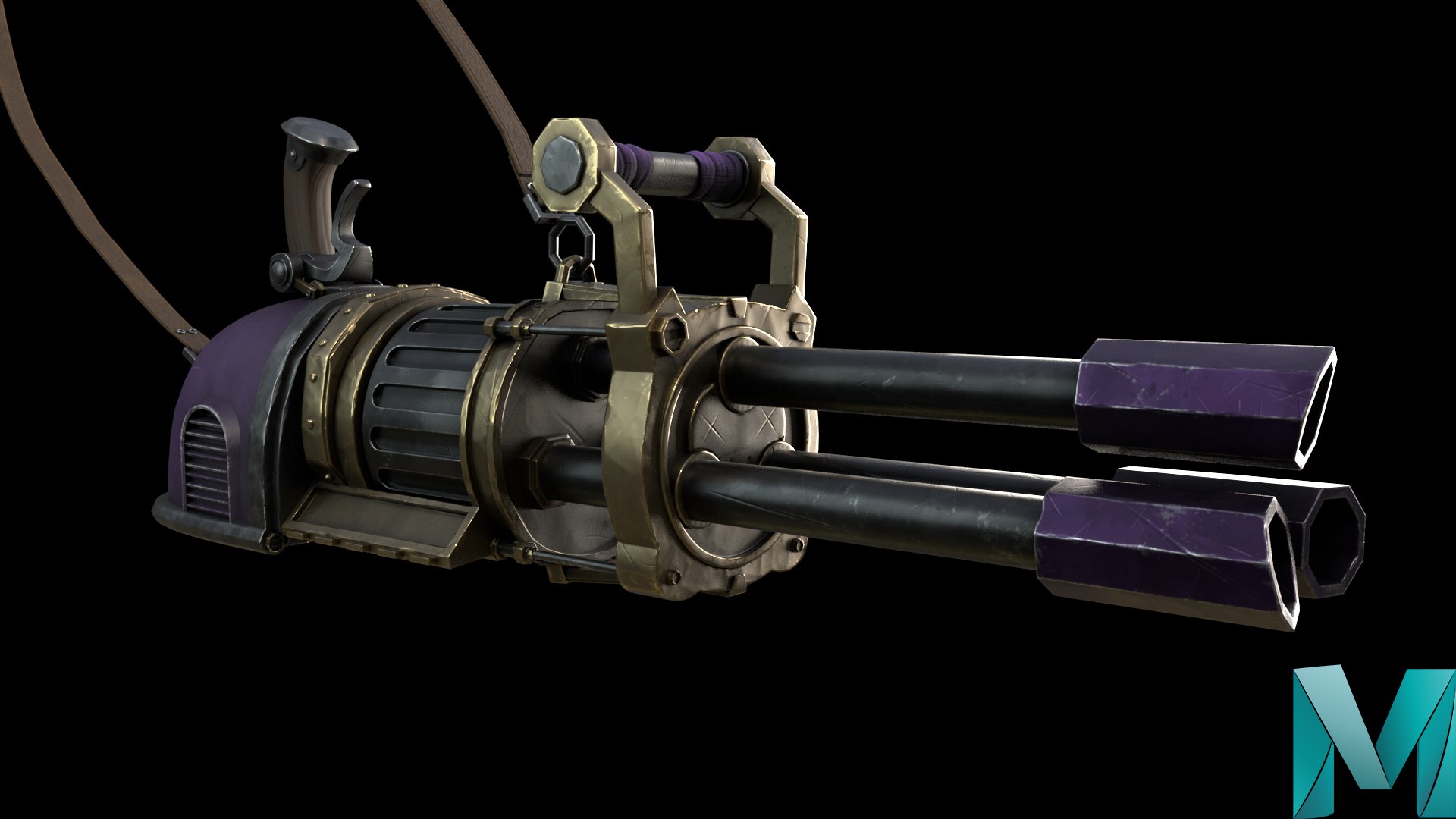 Jinx Minigun 3D Model - TurboSquid 1892410