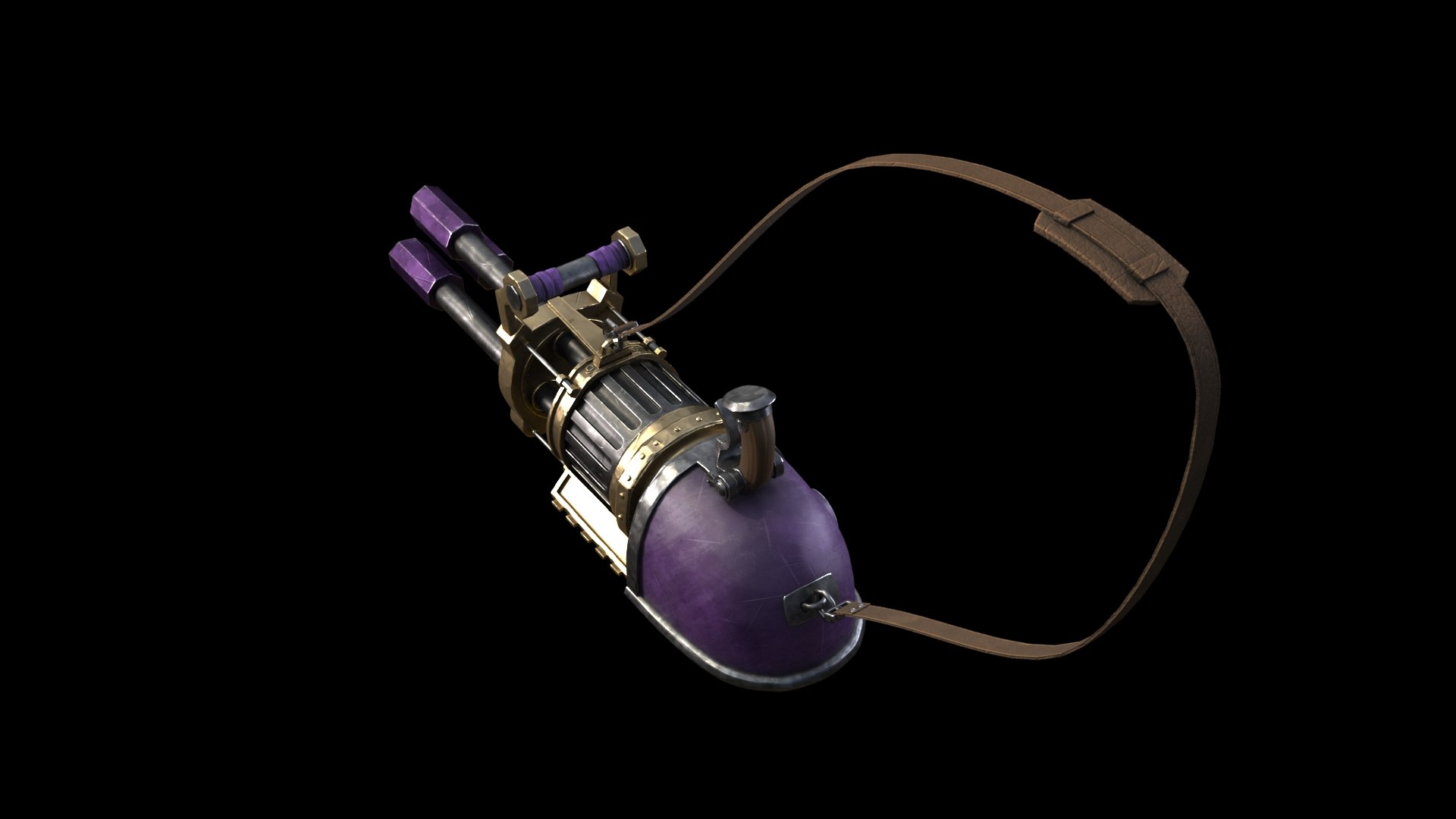 Jinx Minigun 3D Model - TurboSquid 1892410