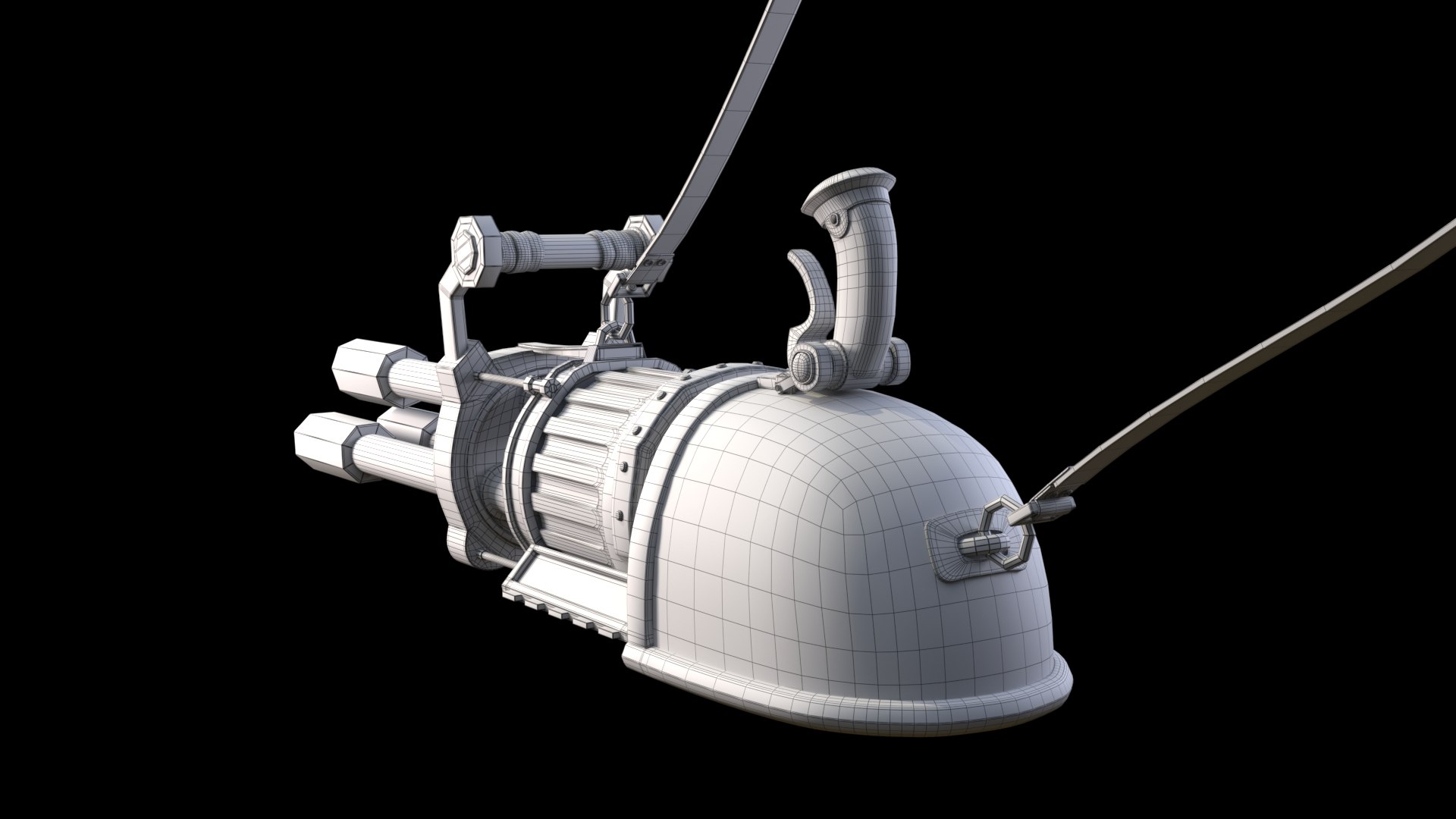 Jinx Minigun 3D Model - TurboSquid 1892410