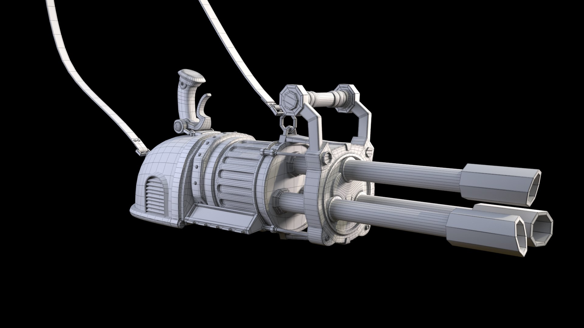 Jinx Minigun 3D Model - TurboSquid 1892410