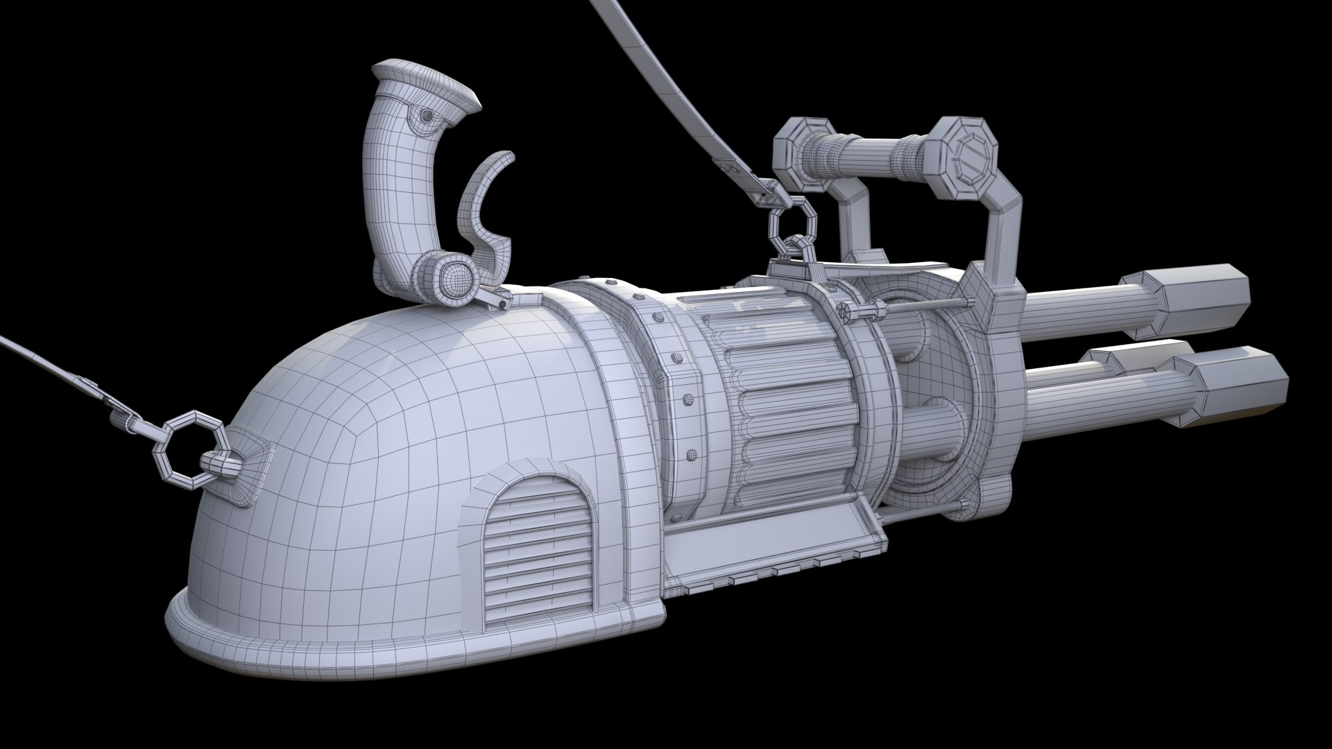 Jinx minigun 3D model - TurboSquid 1892410