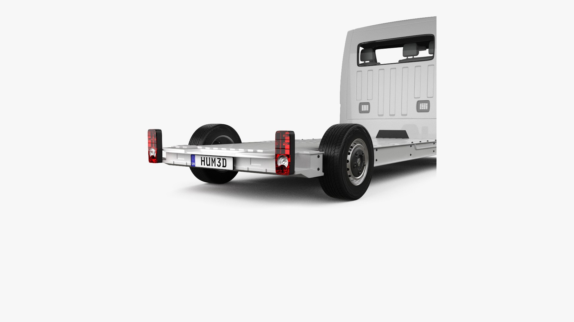 3D Renault Master Platform Cab L3 2020 model - TurboSquid 2029180