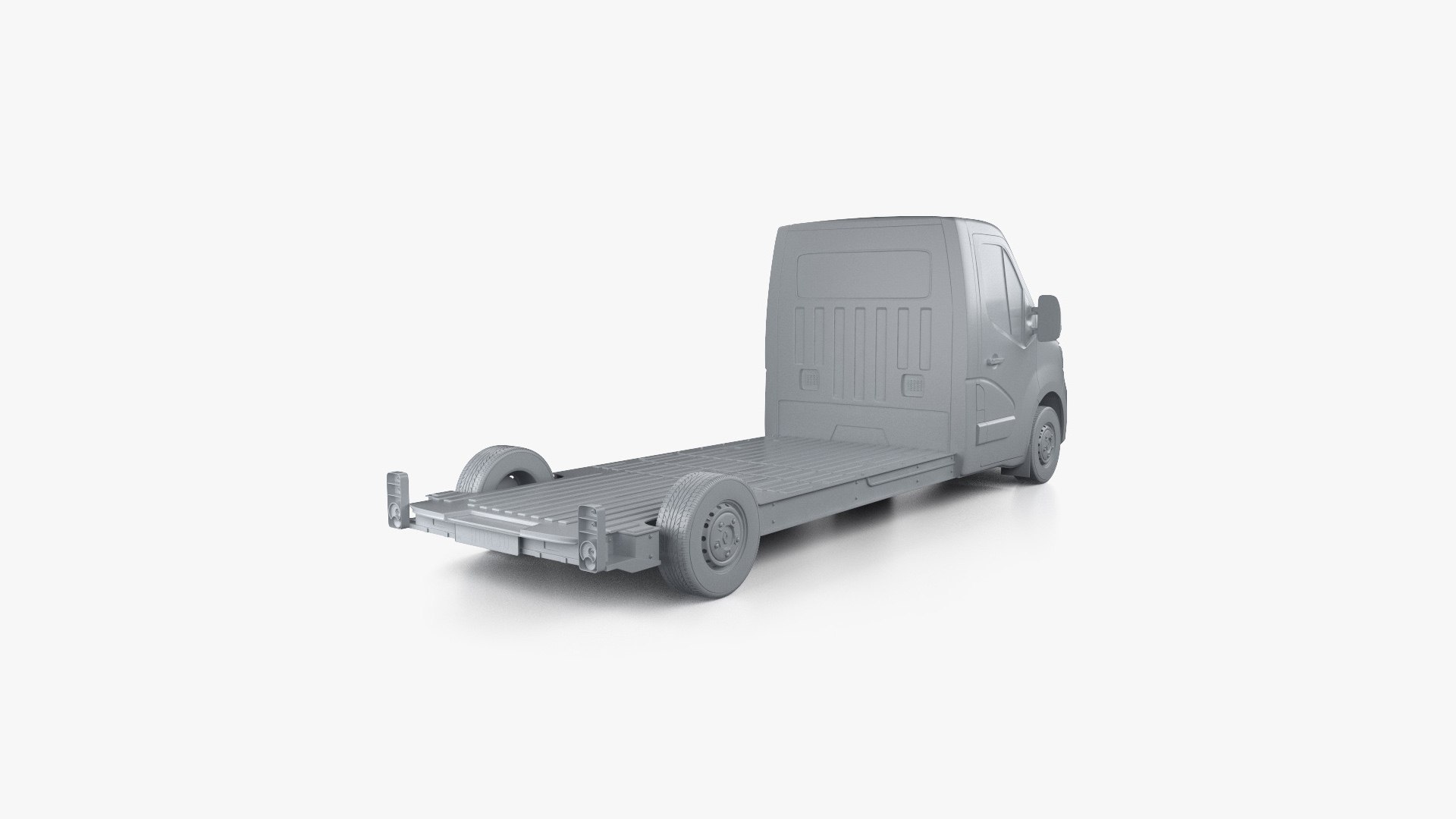 3D Renault Master Platform Cab L3 2020 model - TurboSquid 2029180