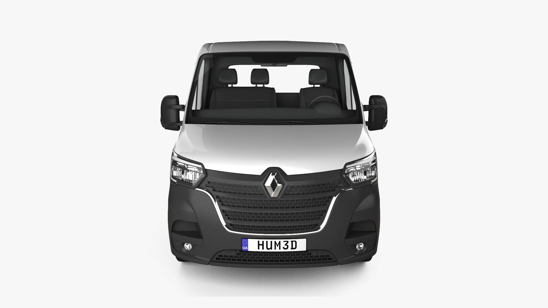 3D Renault Master Platform Cab L3 2020 model - TurboSquid 2029180