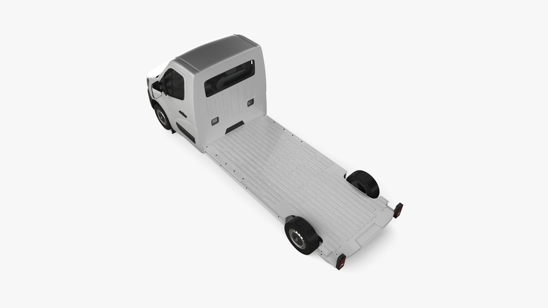 3D Renault Master Platform Cab L3 2020 model - TurboSquid 2029180