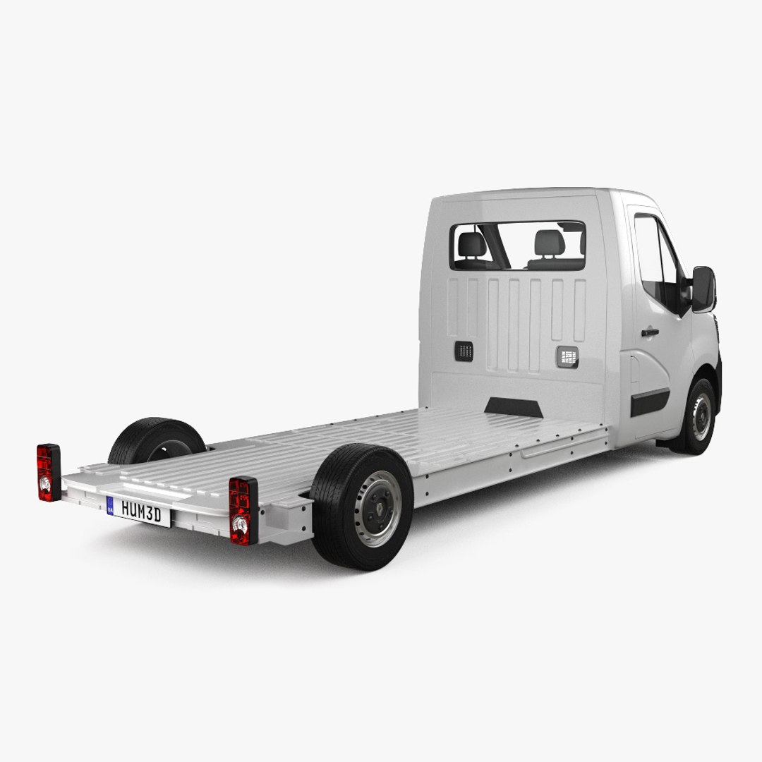3D Renault Master Platform Cab L3 2020 model - TurboSquid 2029180