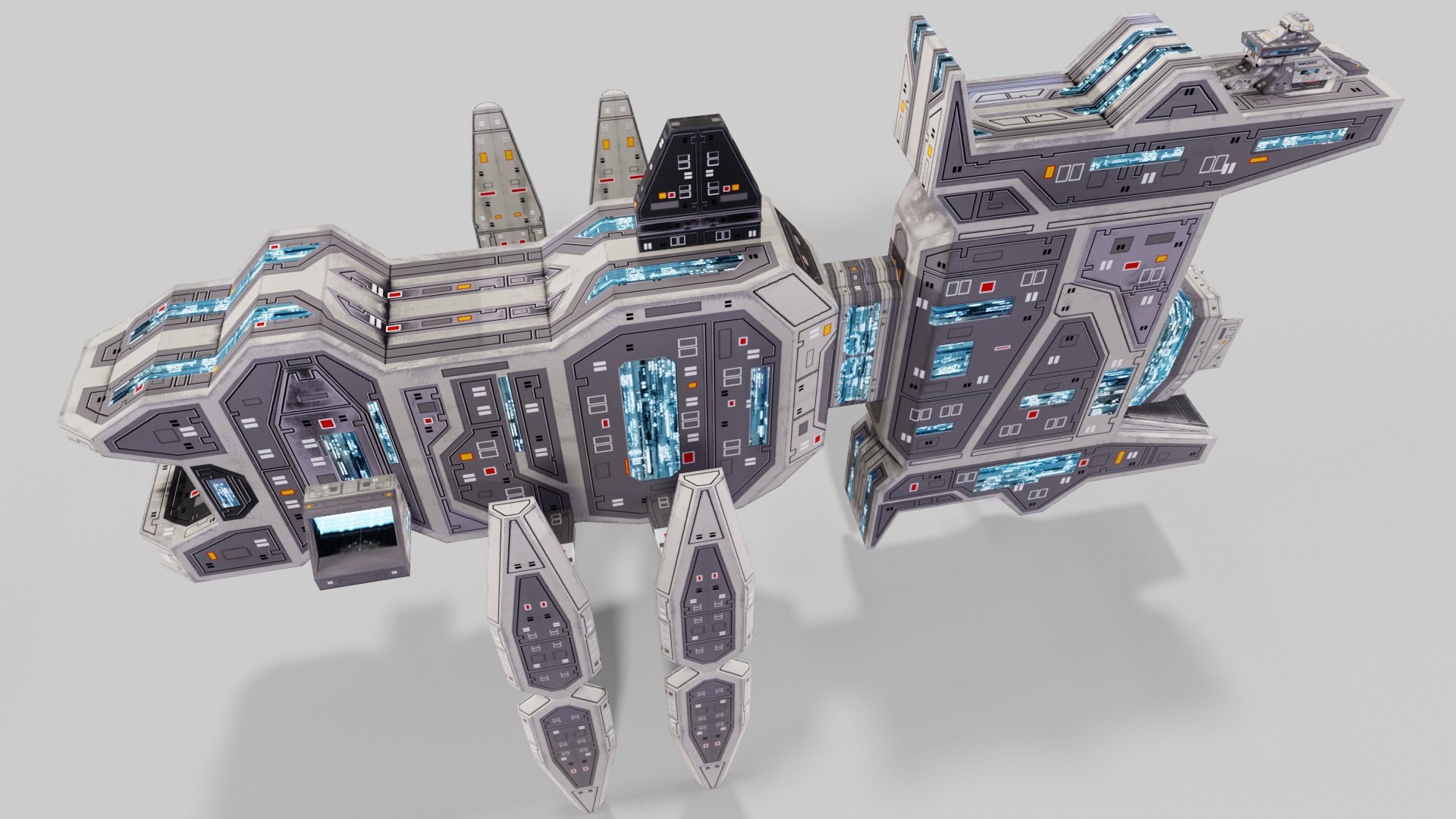 3D model Sci-fi space outpost - TurboSquid 2178447