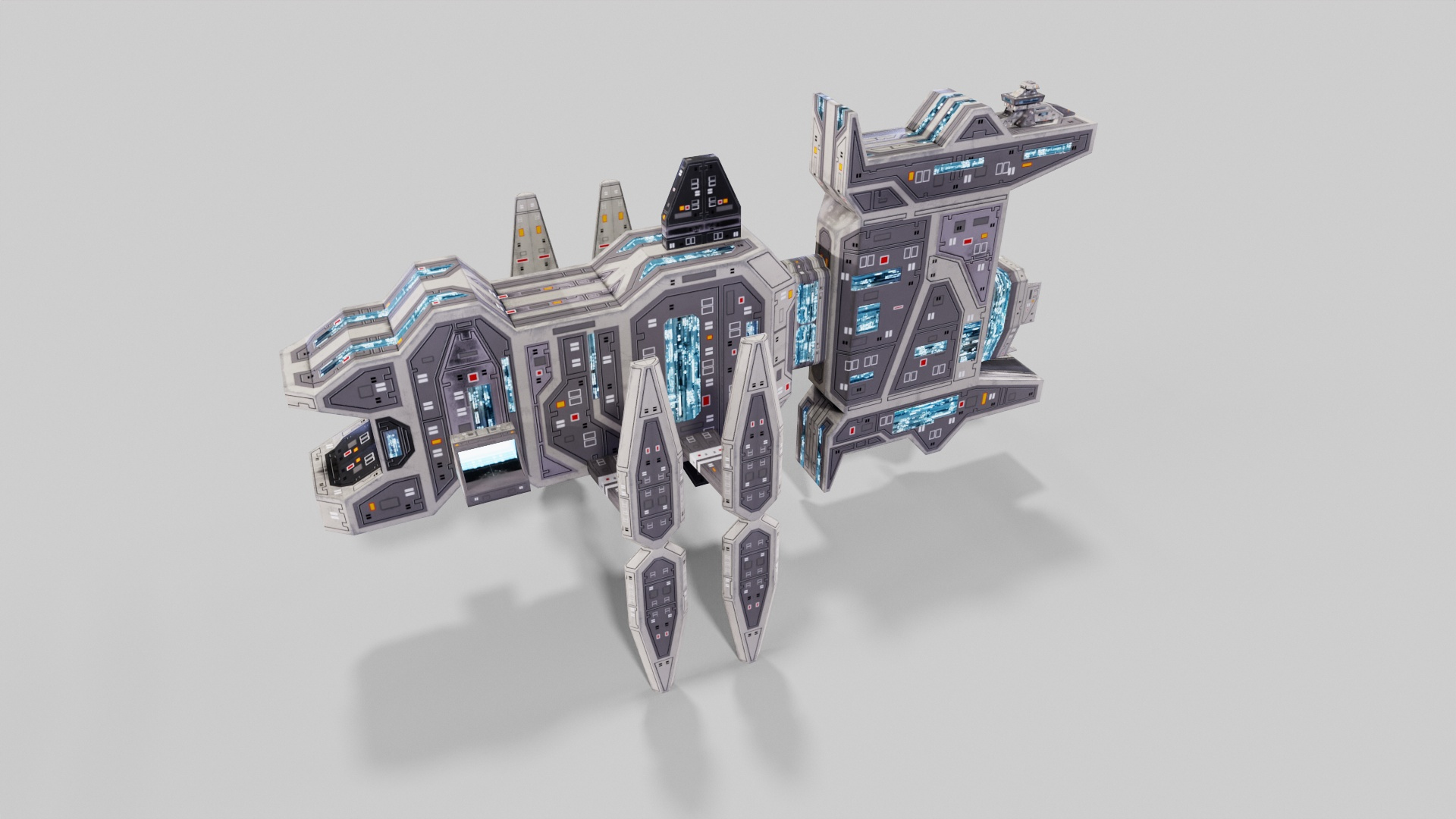 3D model Sci-fi space outpost - TurboSquid 2178447