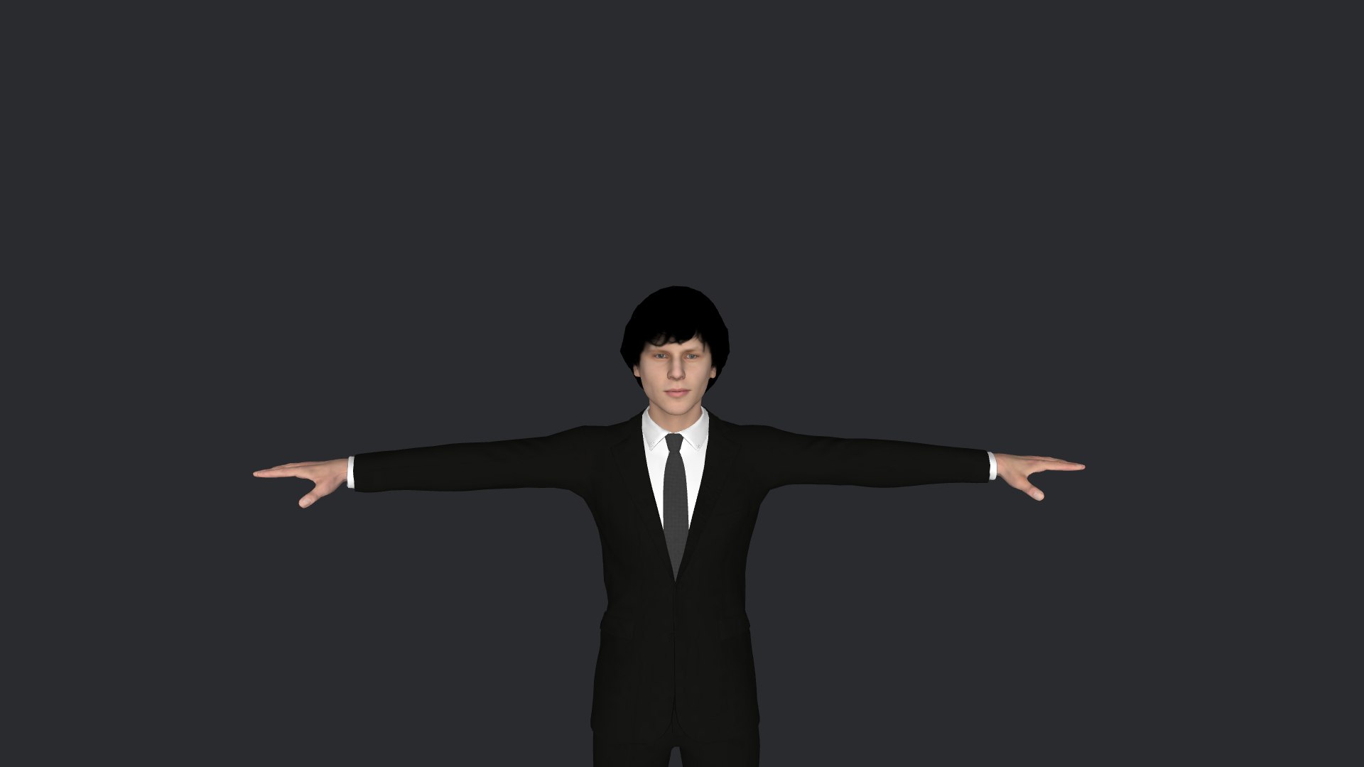 Jesse Eisenberg Hyper Realistic Full Body Fully Rigged 3D Character ...