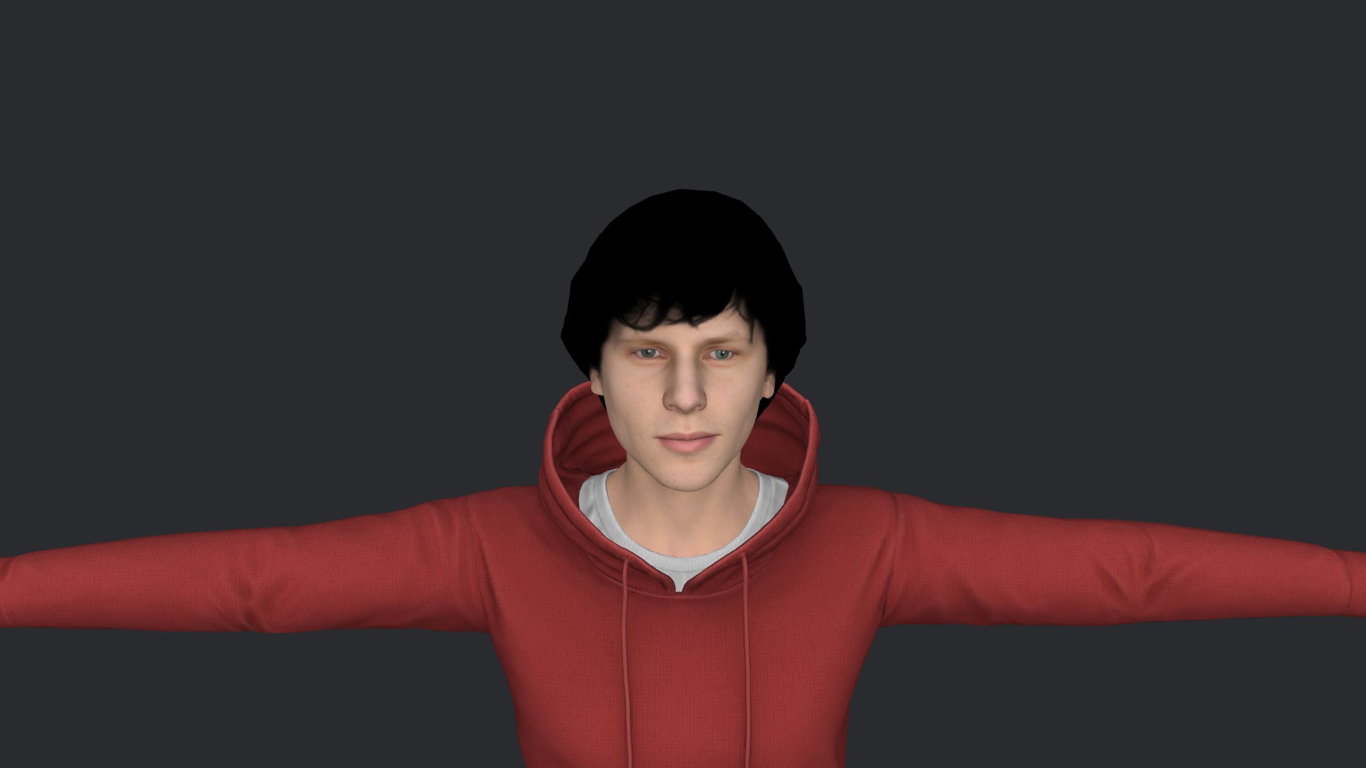 Jesse Eisenberg Hyper Realistic Full Body Fully Rigged 3D Character ...