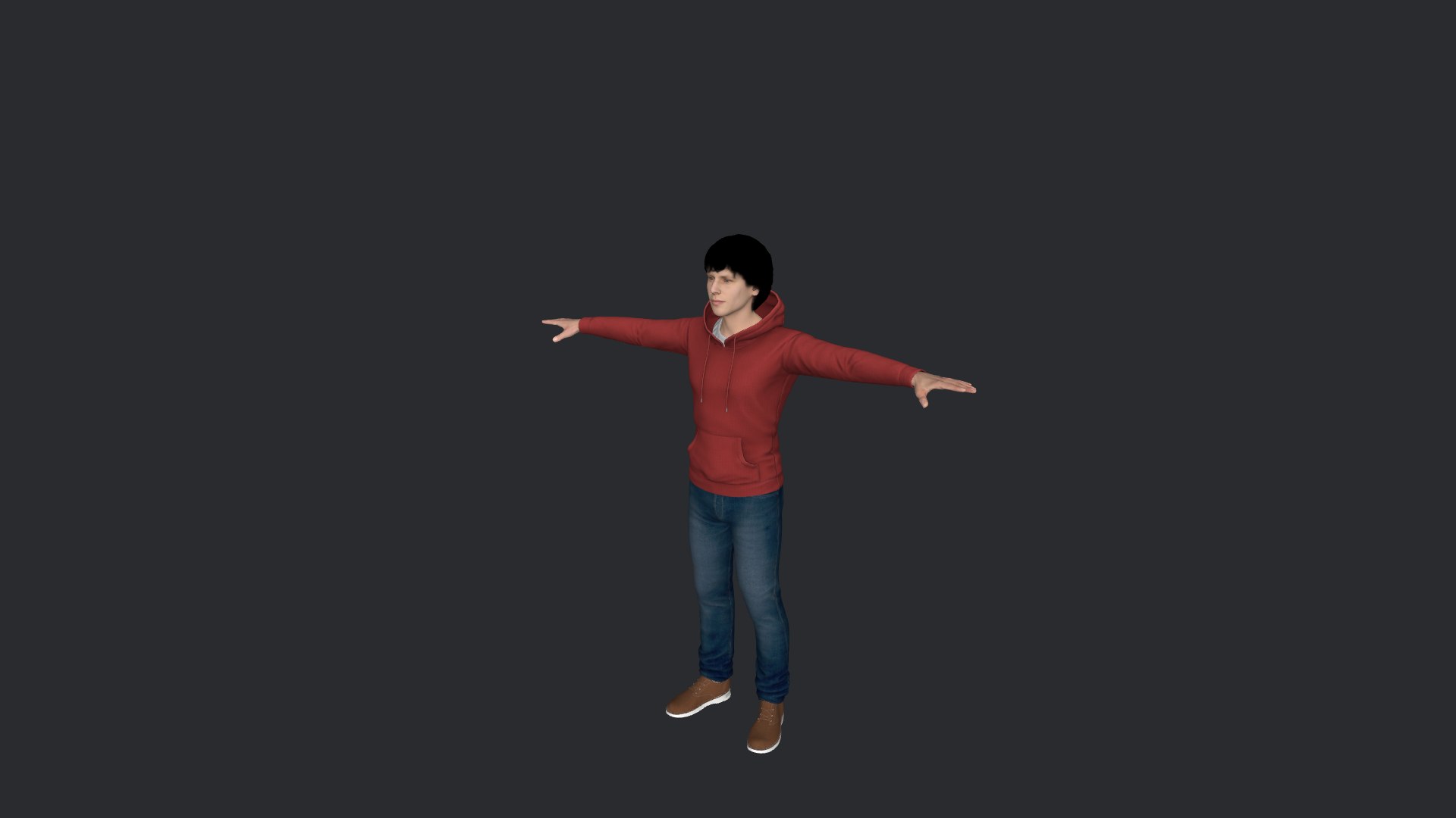 Jesse Eisenberg Hyper Realistic Full Body Fully Rigged 3D Character ...