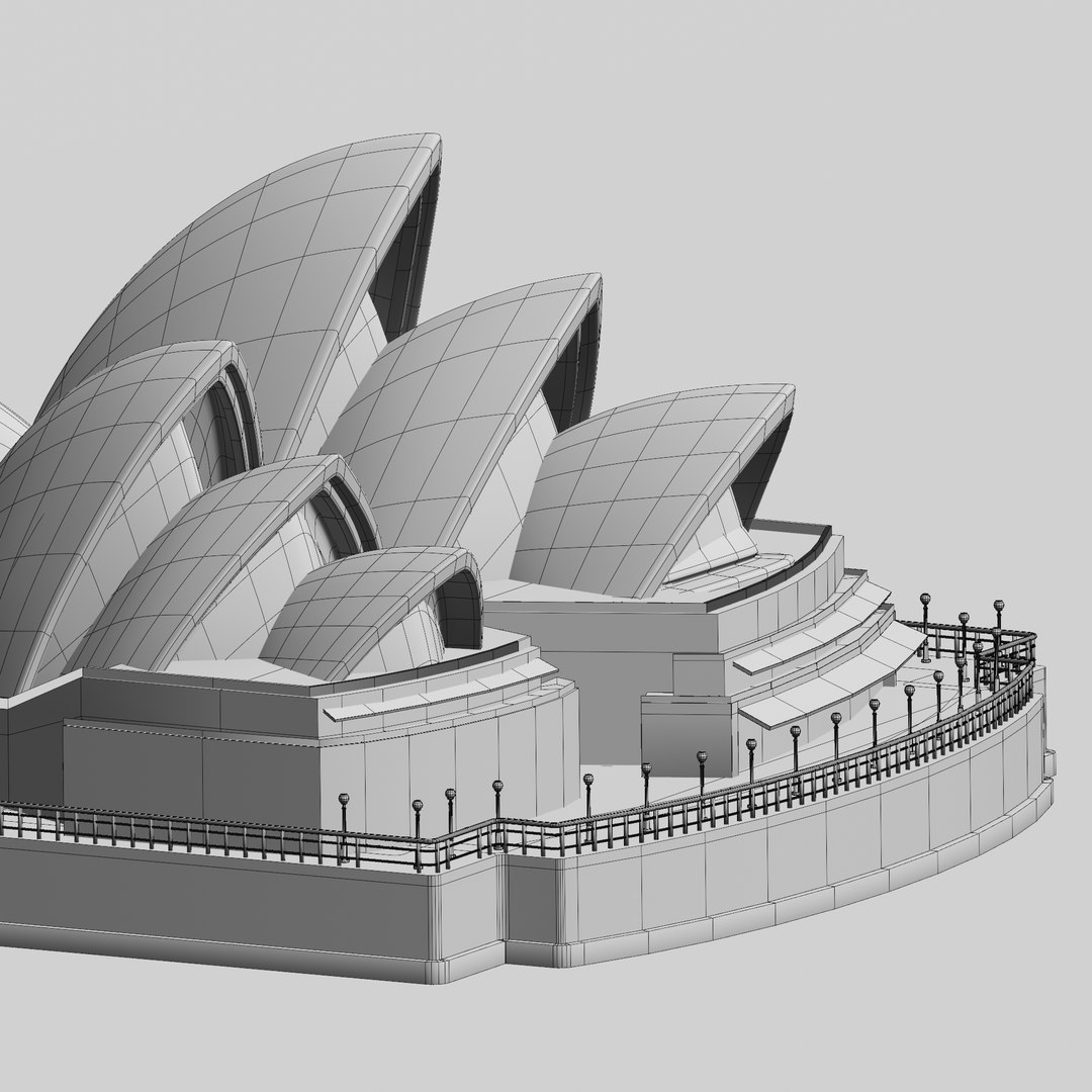 Opera House 3D Model - TurboSquid 2337049