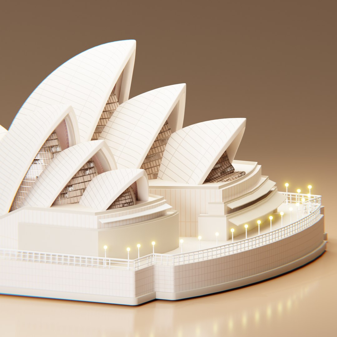 Opera House 3D Model - TurboSquid 2337049