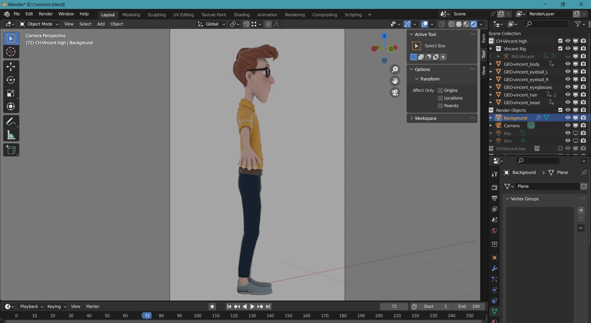 Vincent 3D Model - TurboSquid 2021312