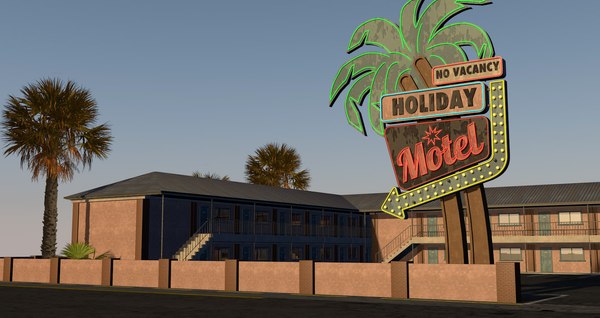Free 3D Motel Models | TurboSquid