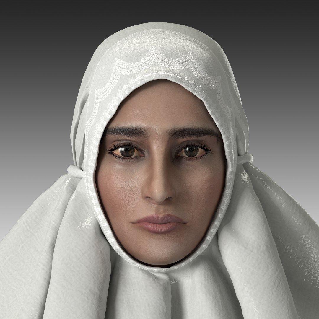 Muslim Woman 3D Model - TurboSquid 1163538
