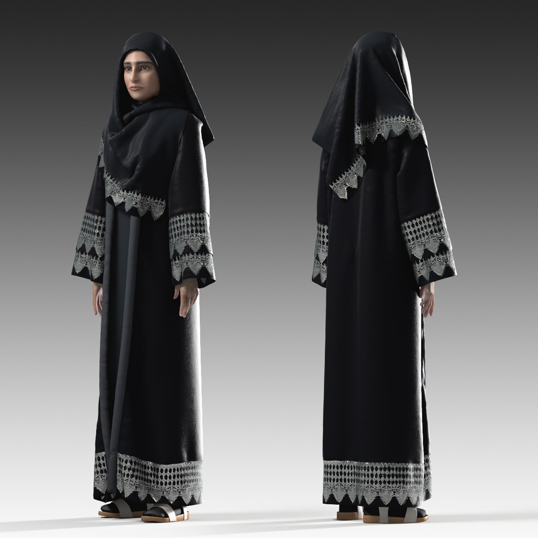 Muslim Woman 3D Model - TurboSquid 1163538