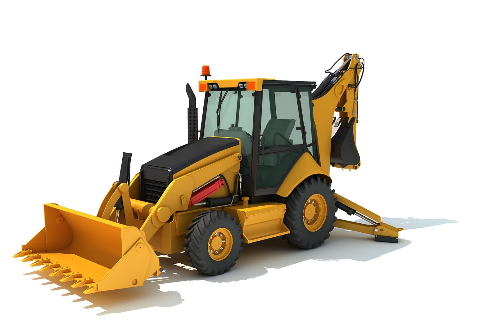 3D model backhoe loader - TurboSquid 1398386