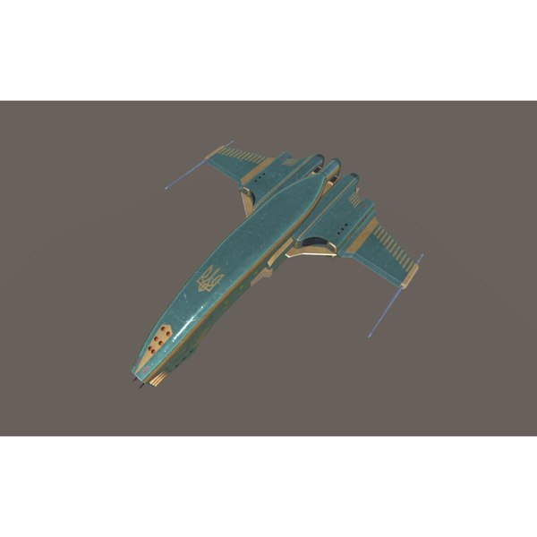3D spaceship dagger type 1 model - TurboSquid 1301811