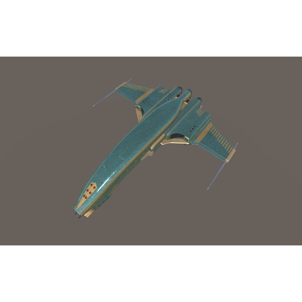 3D spaceship dagger type 1 model - TurboSquid 1301811