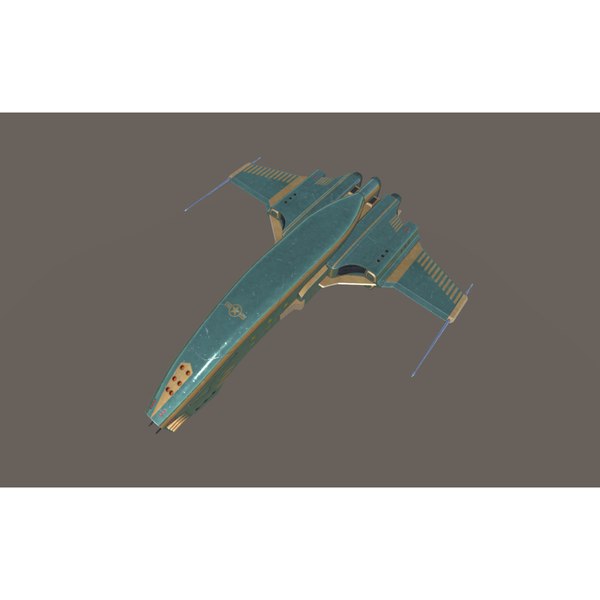 3D spaceship dagger type 1 model - TurboSquid 1301811