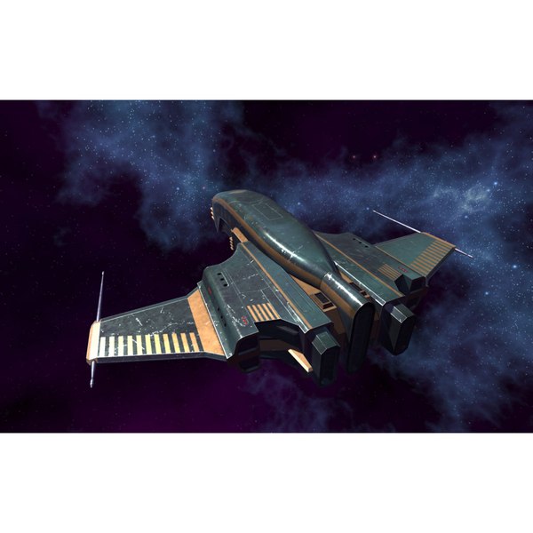 3D spaceship dagger type 1 model - TurboSquid 1301811