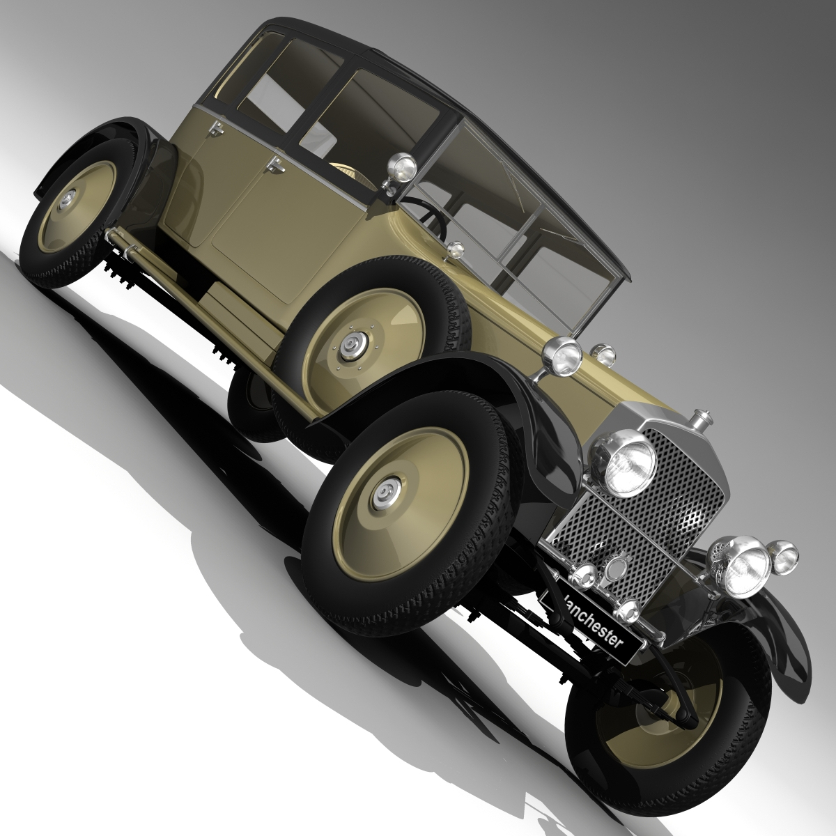 3ds max realistic lanchester 40hp king george