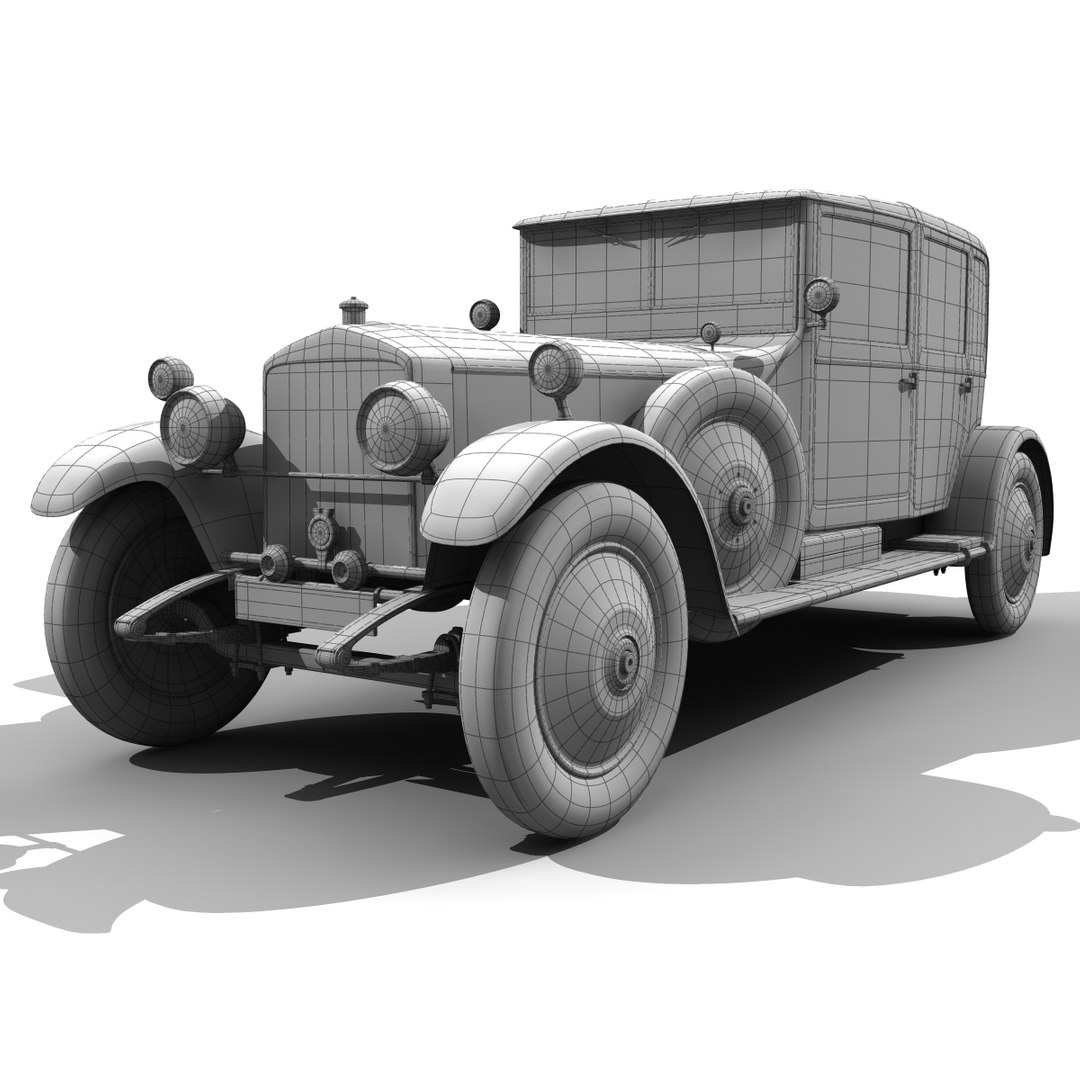 3ds Max Realistic Lanchester 40hp King George