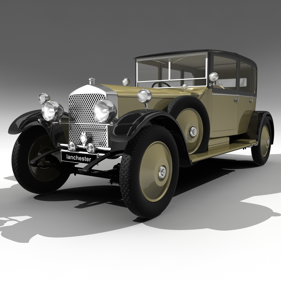 3ds max realistic lanchester 40hp king george