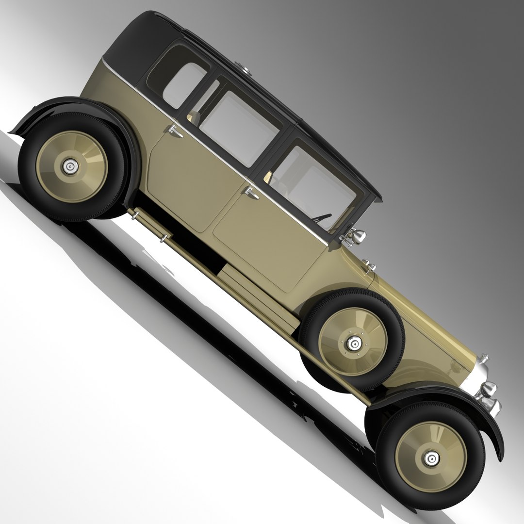 3ds Max Realistic Lanchester 40hp King George