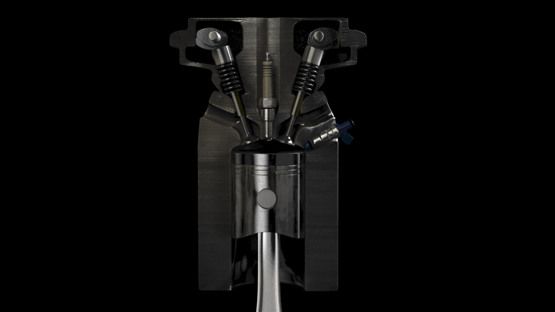 3d Obj Cylinder Engine